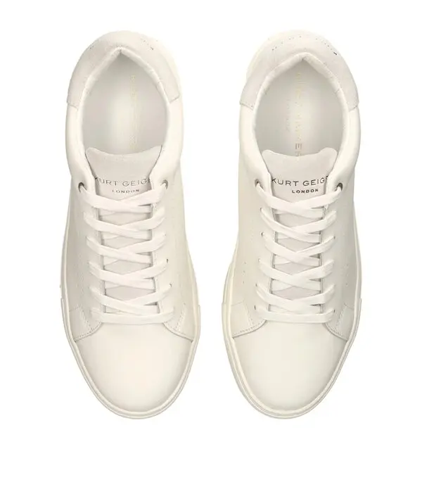 Kurt Geiger Leather Laney Sneakers - White