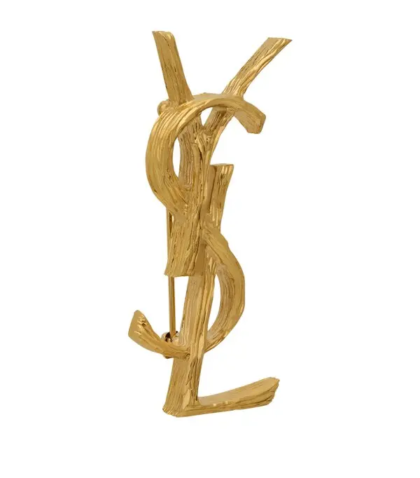 Saint Laurent Opyum Monogram Brooch