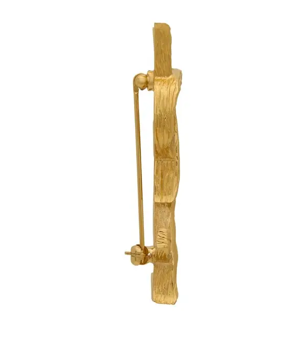 Saint Laurent Opyum Monogram Brooch