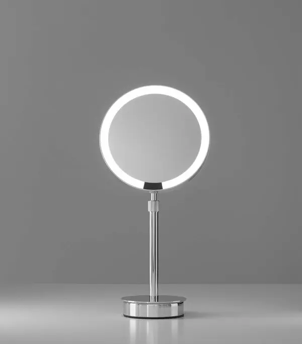 DECOR WALTHER Light-up Round Cosmetics Mirror