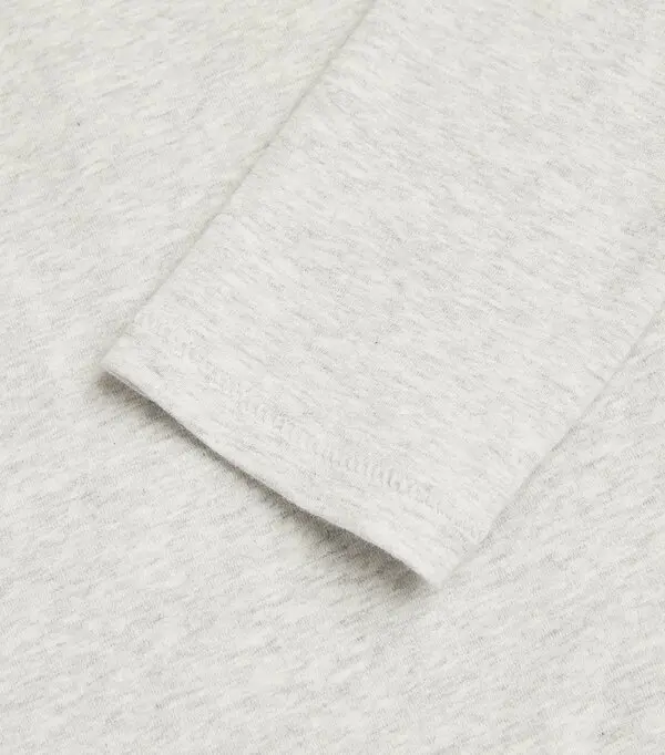 SKIMS Cotton Jersey Long-sleeve T-shirt - Grey