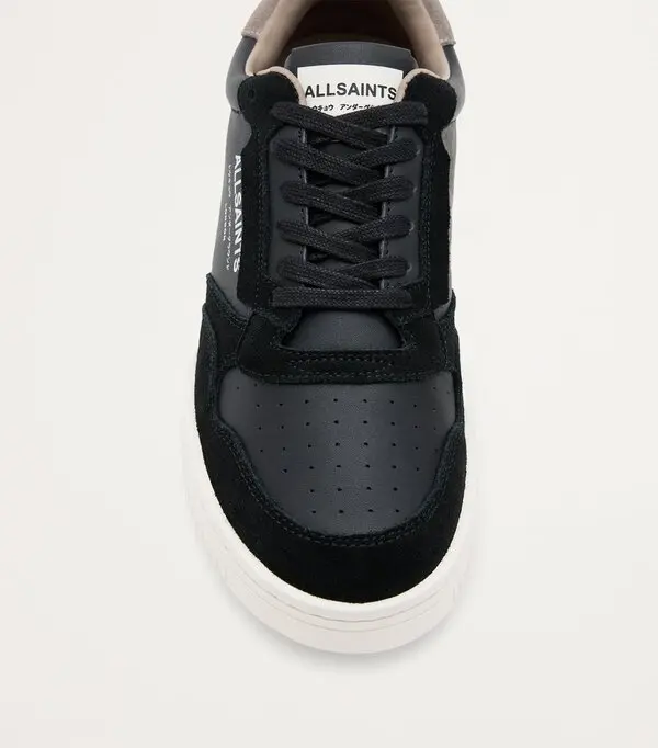 ALLSAINTS Regan Leather Sneakers - Black