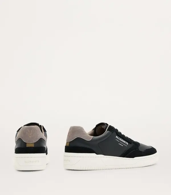 ALLSAINTS Regan Leather Sneakers - Black