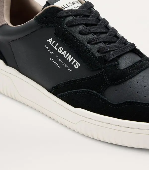 ALLSAINTS Regan Leather Sneakers - Black