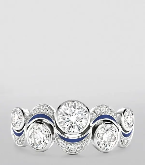 BOODLES Platinum And Diamond Ring