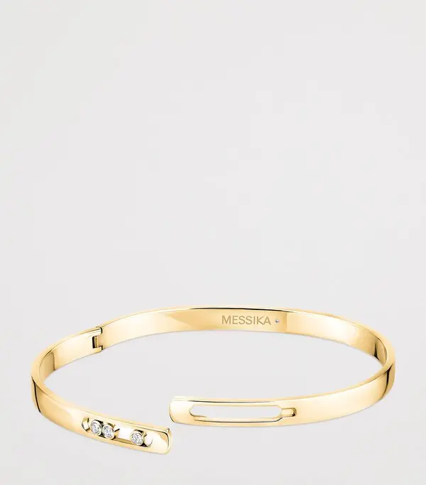 Messika Move Noa Diamond Bangle In Yellow - Gold