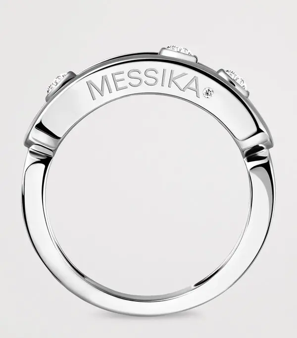 Messika White Gold And Diamond Move Classique Ring