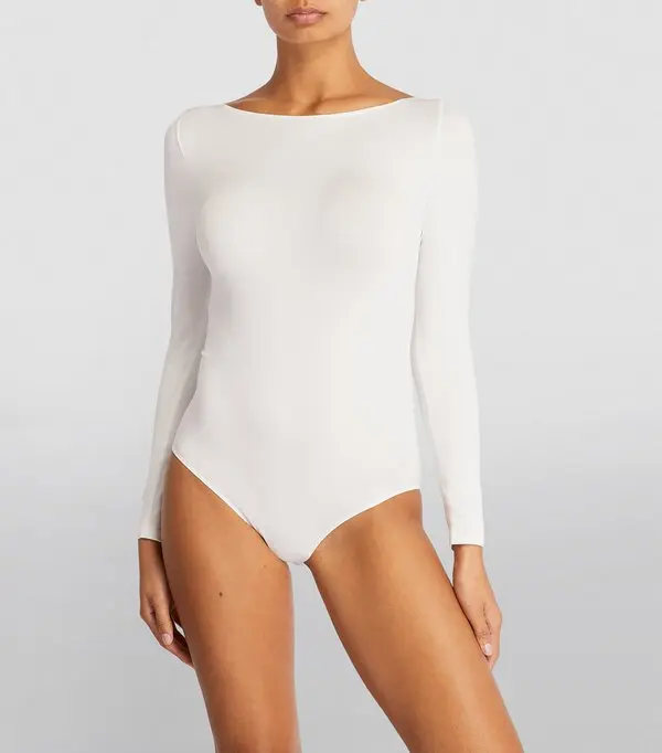 Falke Cotton-blend Bodysuit - Ivory