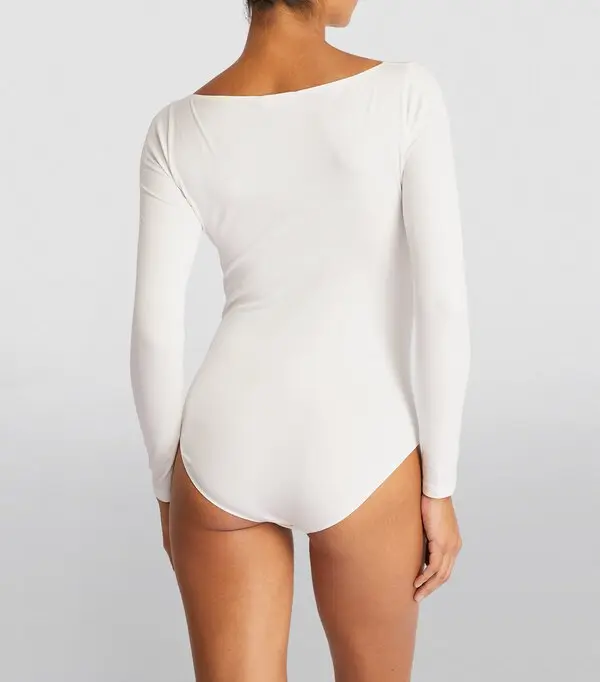 Falke Cotton-blend Bodysuit - Ivory