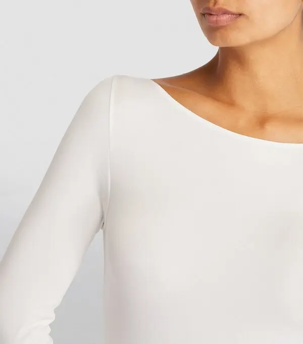 Falke Cotton-blend Bodysuit - Ivory