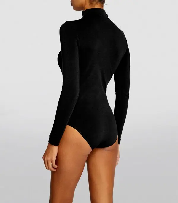 Falke Rollneck Bodysuit - Black