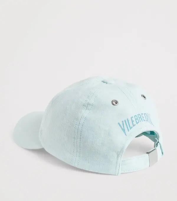 Vilebrequin Embroidered Turtle Baseball Cap - Blue