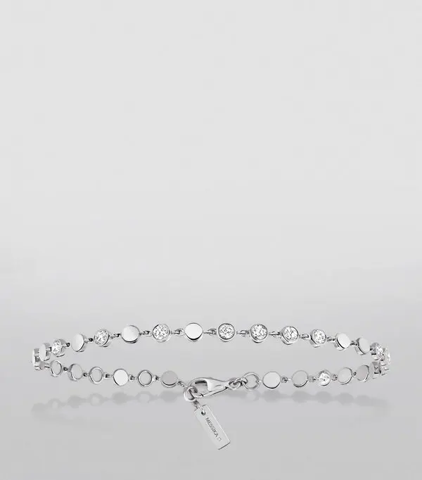 Messika D-vibes White Gold And Diamond Bracelet