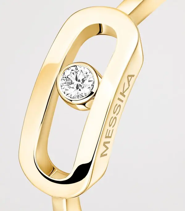 Messika Move Uno Diamond Ring In Yellow - Gold