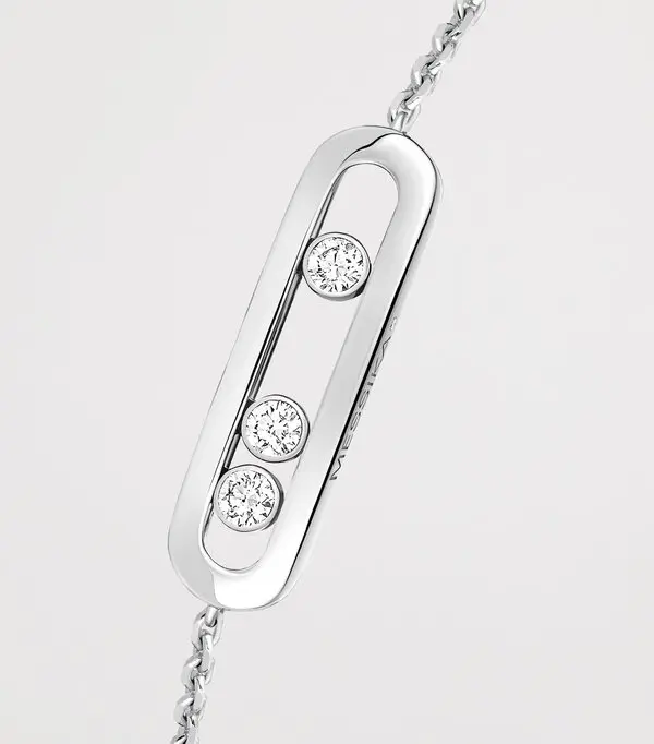 Messika Baby Move Classique 18 Karat White Gold Diamond Bracelet