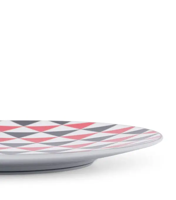 Prada Triangles Charger Plate