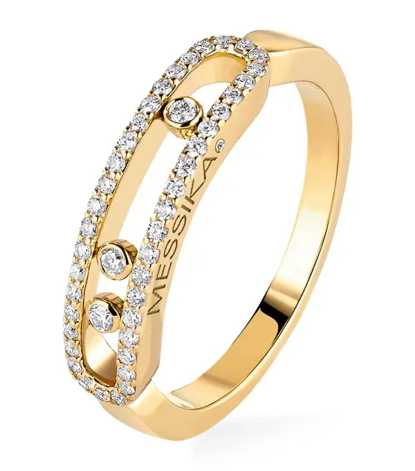 Messika Baby Move Classique 18-karat Yellow Diamond Ring - Gold