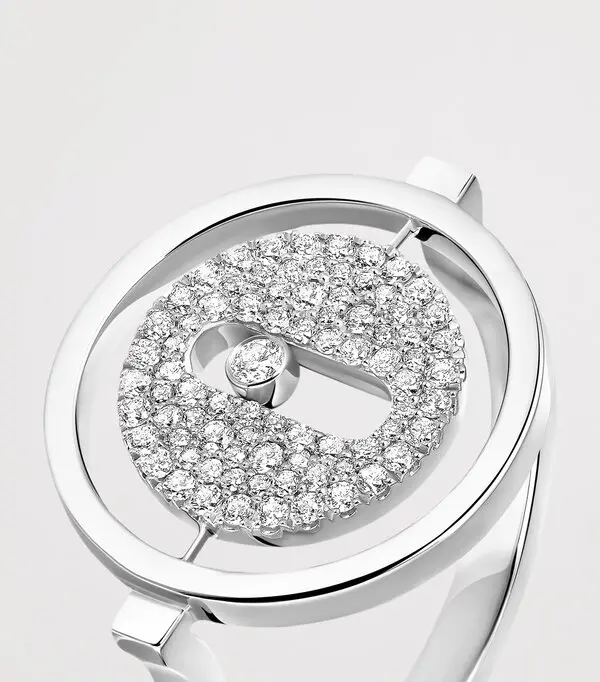 Messika Lucky Move White Gold And Diamond Ring