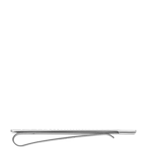 Cartier Stainless Steel Double C Tie Clip
