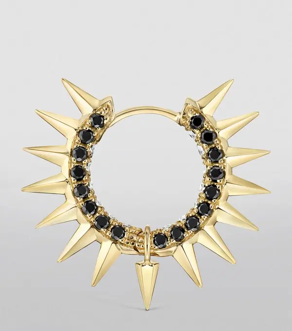 MARIA TASH Diamond Mohawk Single Hoop Earring