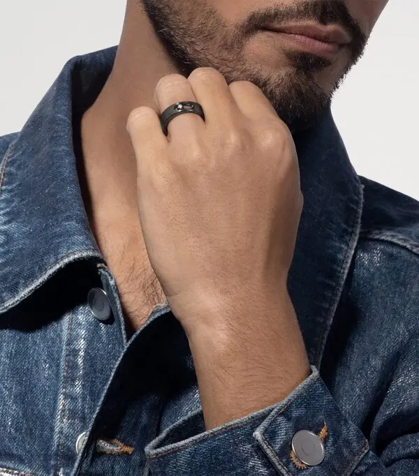 Messika Move Titanium And Diamond Ring - Grey