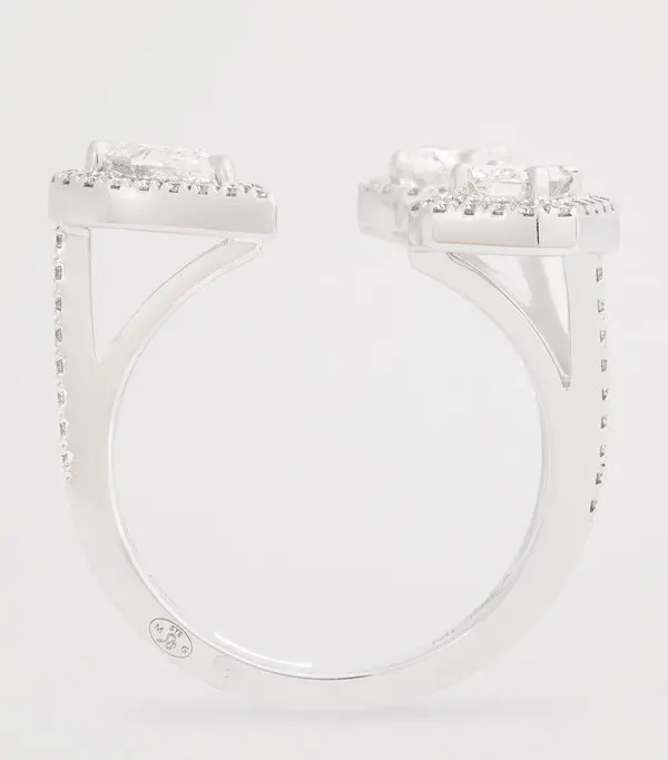 Messika My Twin Toi Et Moi Diamond Ring In White Gold