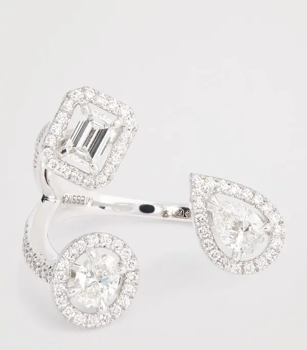 Messika My Twin Toi Et Moi Diamond Ring In White Gold