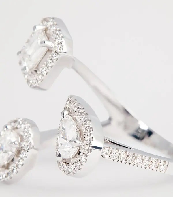 Messika My Twin Toi Et Moi Diamond Ring In White Gold