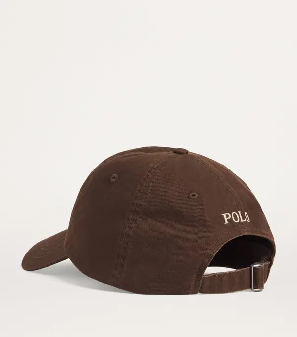 Polo Ralph Lauren Cotton Baseball Cap With Embroidered Pony - Brown