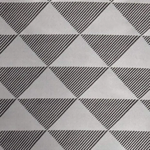 Prada Silk Triangle Print Scarf - Black