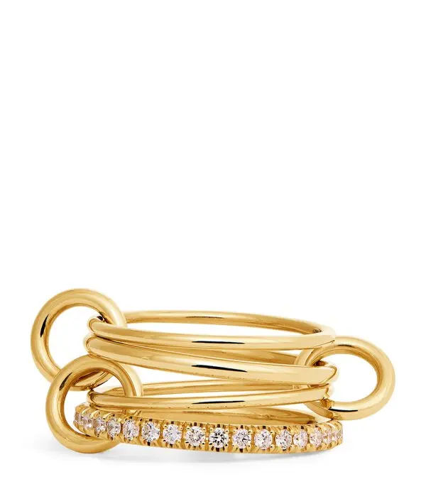 SPINELLI KILCOLLIN Yellow And Diamond Pisces Ring - Gold