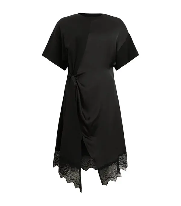 ALLSAINTS Lana Panelled Mini Dress - Black