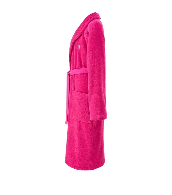 Ralph Lauren Polo Player Bath Robe - Pink