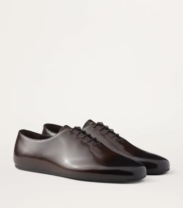 Prada Leather Oxford Shoes