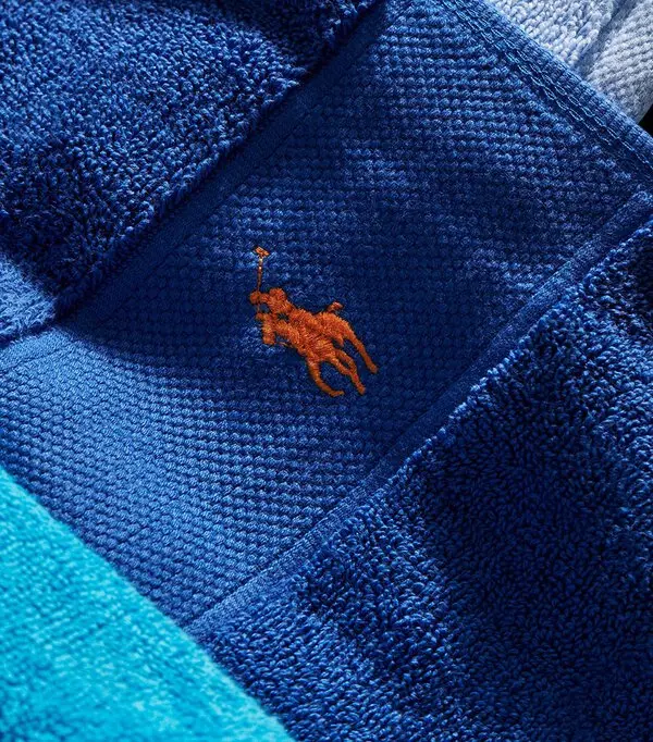 Ralph Lauren Polo Player Bath Sheet - Blue