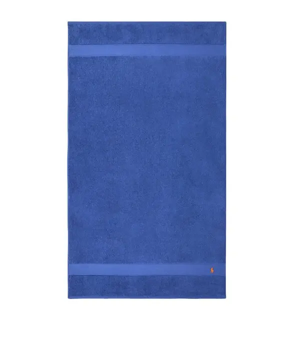Ralph Lauren Polo Player Bath Sheet - Blue