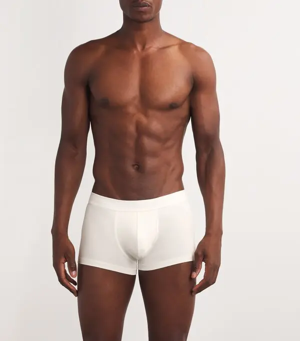 Sunspel Stretch-cotton Trunks - White