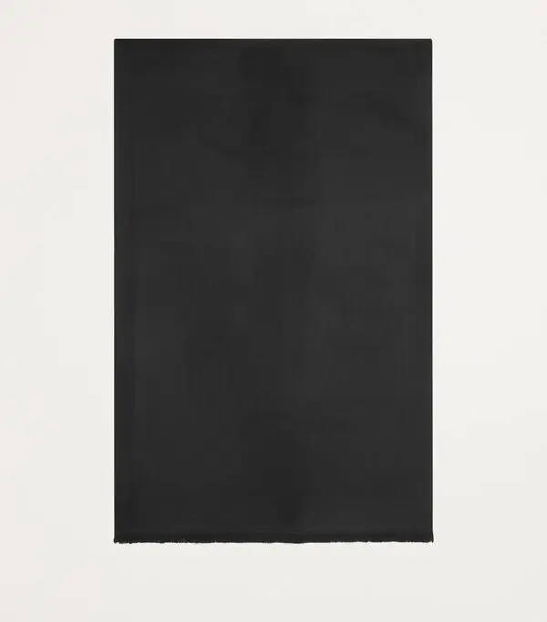 Saint Laurent Wool Logo Scarf