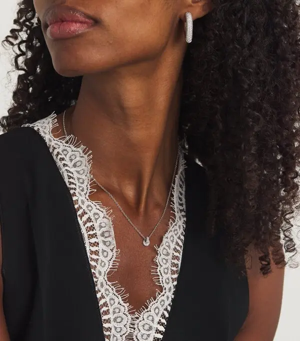 ENGELBERT Pavé Diamond Gold Legacy Knot Necklace