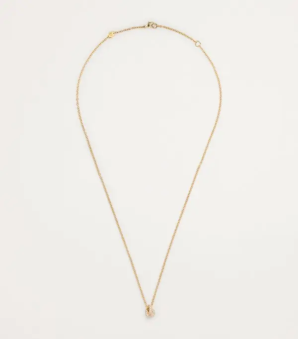ENGELBERT Yellow Pavé Diamond Legacy Knot Necklace