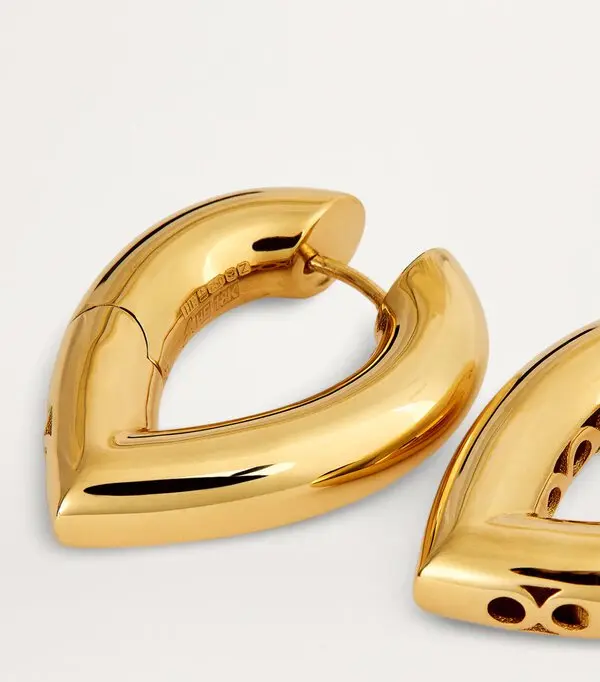 ENGELBERT Drop Link 18k Yellow Drop Earrings