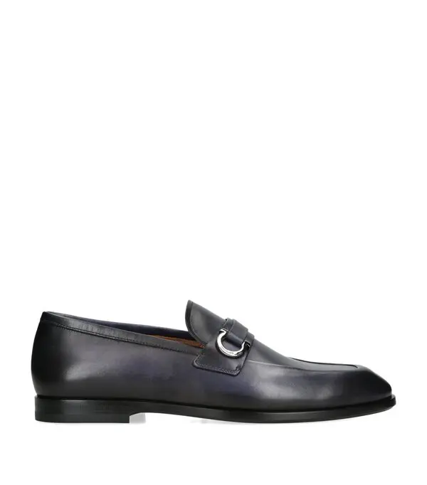 FERRAGAMO Leather Florio Loafers