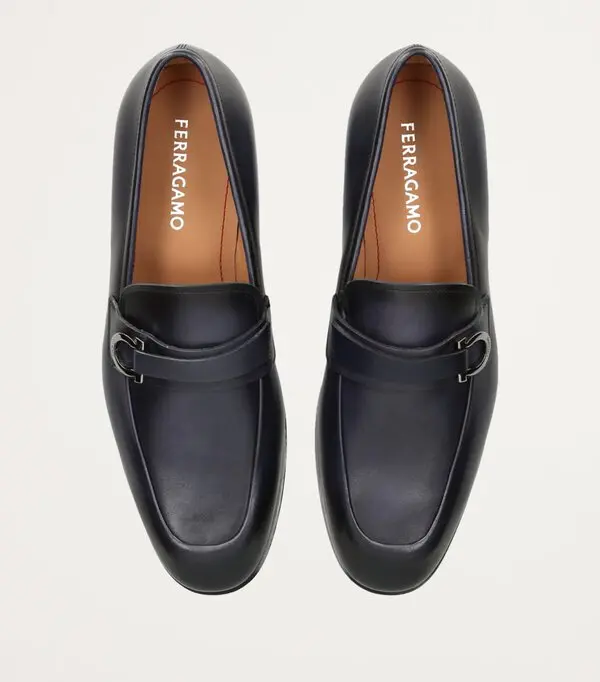 FERRAGAMO Leather Florio Loafers