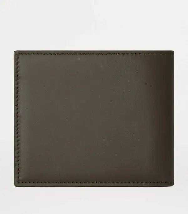 Saint Laurent Leather Bifold Wallet - Green