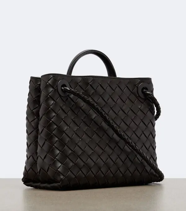 Bottega Veneta Andiamo Small Leather Top-handle Bag - Brown