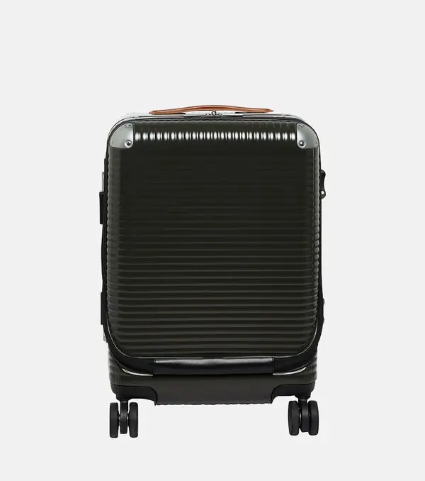 FPM MILANO Bank Light Spinner 53 Front Pocket Cabin Suitcase - Green