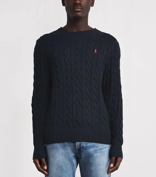 Polo Ralph Lauren Cotton Cable-knit Sweater - Navy