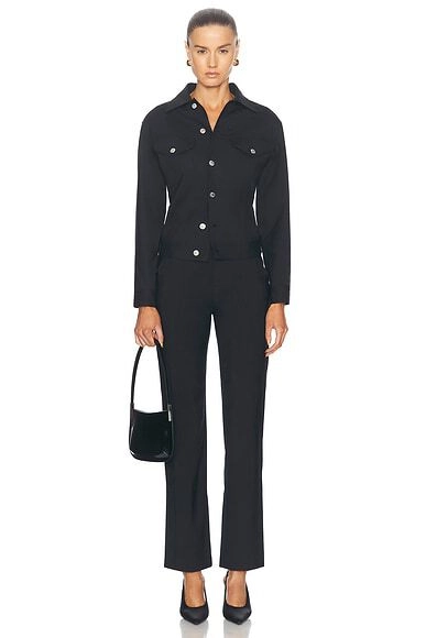 Moschino Cropped Denim Jacket