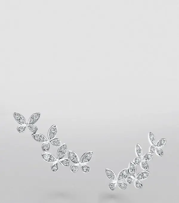 Graff Small Diamond Butterfly Earrings