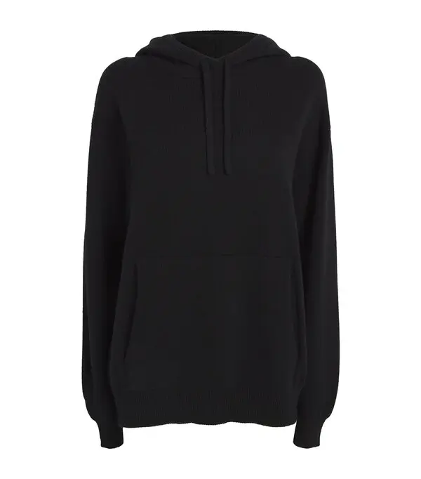 Harrods Cashmere Hoodie - Black